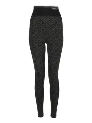 Casablanca Leggings Monogram Senza Cuciture - Multicolor