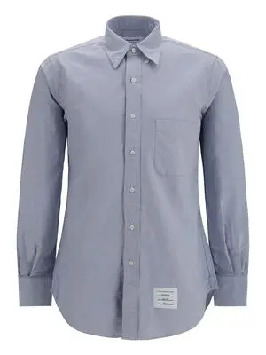 Thom Browne Cotton Shirt - Blue