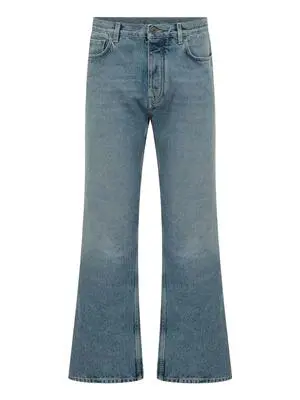 Off-White Half Arrow Flared Jeans - Blue