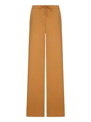 Max Mara Lightweight Wool Canvas Trousers - Multicolor