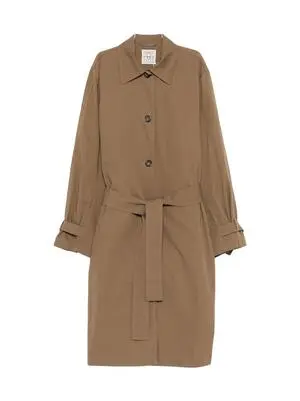 TOTEME Cotton Trench Coat - Multicolor