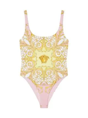 Versace Barocco Print Swimsuit - Multicolor