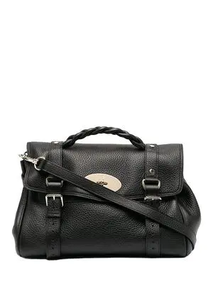 Mulberry Mulberry Women Handbag 'Alexa' With Adjustable And Removable Shoulder Strap And Magnetic Closure In Black Pebbled Leather For Women Multicolor