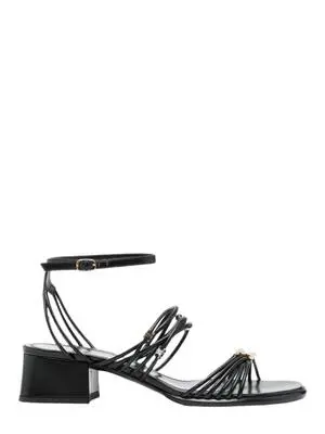 Celine Triomphe Leather Sandals - Multicolor