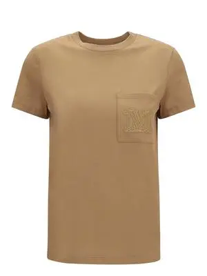 Max Mara Papaia Cotton T-shirt - Cream