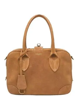 GOLDEN GOOSE Suede Vita Bag - Brown