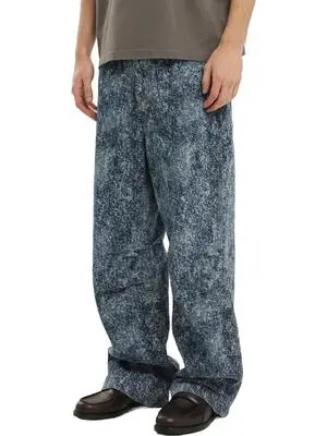 1989 STUDIO Marble Mastiff Denim Pants - Blue