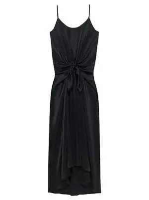 JW Anderson Silk Knot Dress - Black