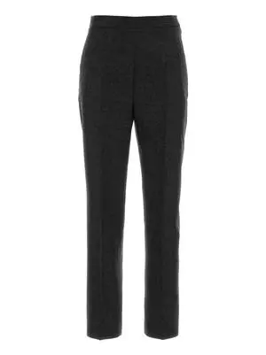 JIL SANDER Wool Tailored Trousers - Gray