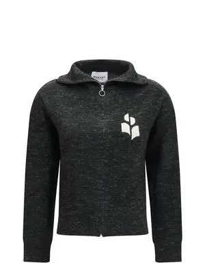 Isabel Marant Étoile Coxy High-neck Sweatshirt - Black