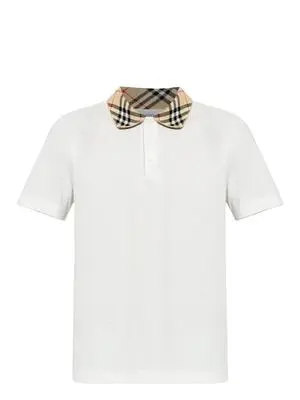 Burberry Polo Shirts - White