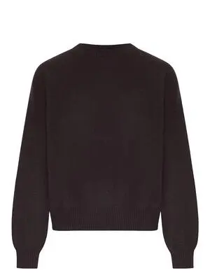 LISA YANG LISA YANG Cashmere Sweater With Wide Sleeves Brown