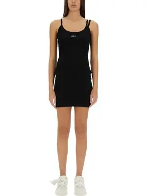 Off-White Logo Dress - Black