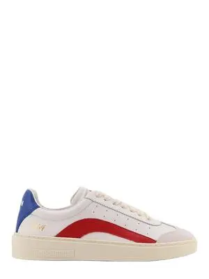 Dsquared2 Rider Leather Low-top Sneakers - Multicolor