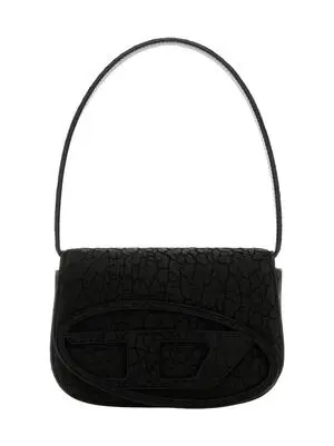 DIESEL® Diesel Women Black Leather 1Dr Shoulder Bag Black