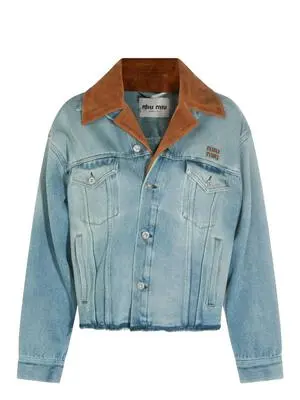 Miu Miu Denim Jacket - Blue