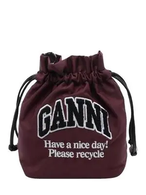 GANNI Bucket Bags - Brown
