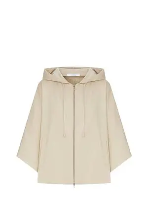 Max Mara Boxy Sweater In Technical Cotton Jersey - Cream