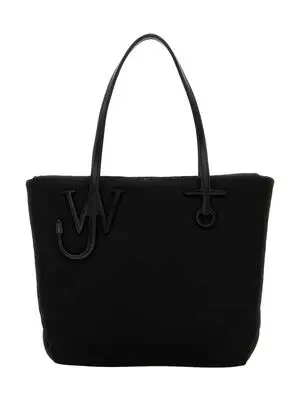 JW Anderson Fabric Puffy Anchor Shopping Bag - Black