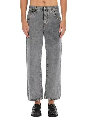 Etro ETRO Easy Fit Jeans Gray