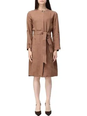 Max Mara MAX MARA STUDIO Lembo Linen Chemisier Dress Multicolor