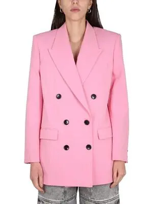 Isabel Marant Étoile Nevim Double-breasted Jacket - Pink