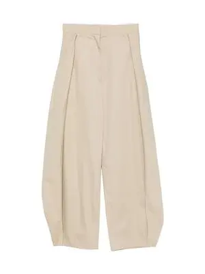 Loewe Cotton And Silk Trousers - Multicolor