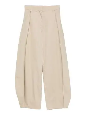 Loewe Cotton And Silk Trousers - Multicolor