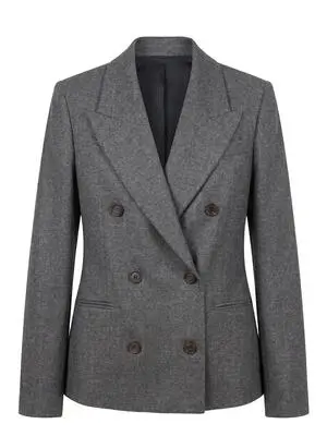 BRUNELLO CUCINELLI BRUNELLO CUCINELLI Wool And Cashmere Blend Double-Breasted Blazer