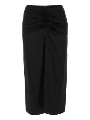LANVIN Lanvin Ruched Midi Skirt Multicolor