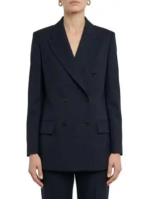 Gucci Wool Double-breasted Blazer - Blue