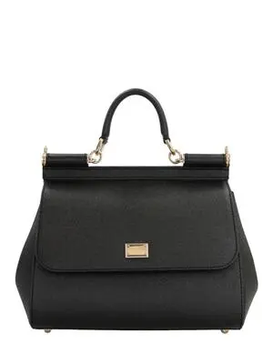 Dolce & Gabbana Large Sicily Handbag - Black