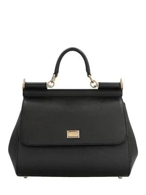 Dolce & Gabbana Large Sicily Handbag - Black