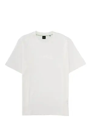 BOSS T-shirt Terrace Con Logo - White