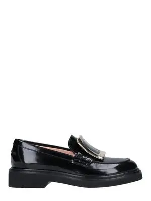 ROGER VIVIER Viv’ Rangers Leather Loafers - Black