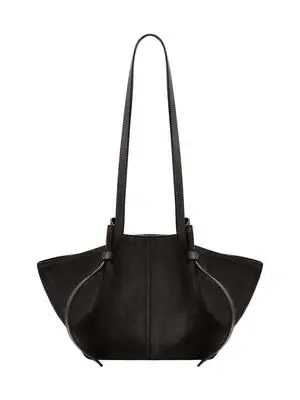 Yuzefi Mochi Suede Shoulder Bag - Brown
