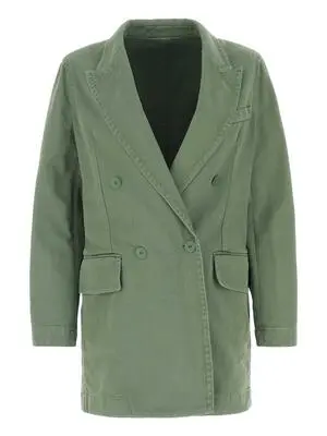 Max Mara Zenobia Denim Blazer - Green
