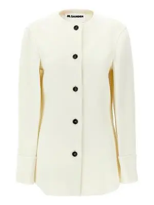 JIL SANDER Wool Jacket - White