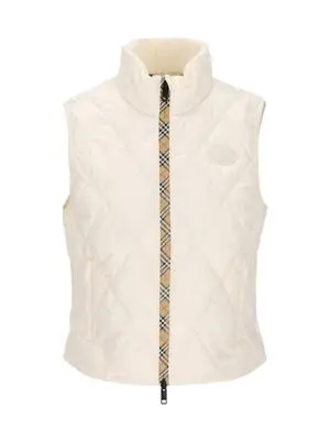 Burberry Quilted Down Vest - Multicolor