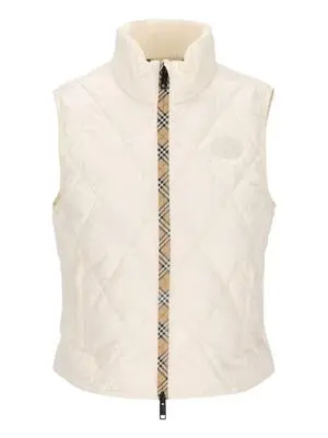 Burberry Quilted Down Vest - Multicolor