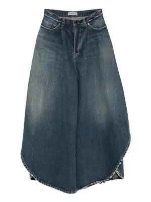 Balenciaga Denim Wide-leg Jeans - Blue