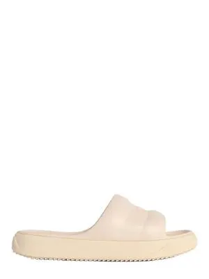 Moncler Altive Rubber Slides - Cream
