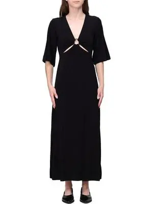 Max Mara Jersey Midi Dress - Black