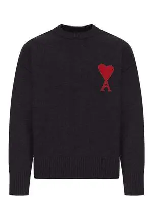 AMI Paris AMI PARIS Ami De Coeur Wool Sweater Multicolor