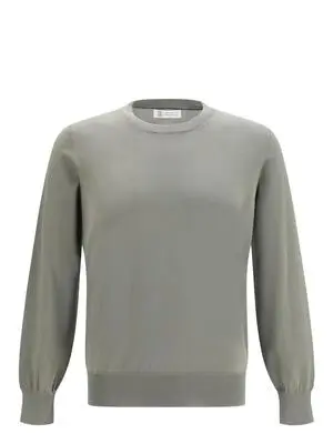 Brunello Cucinelli Cotton Pullover - Green