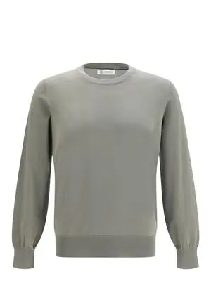 Brunello Cucinelli BRUNELLO CUCINELLI Cotton Pullover Green