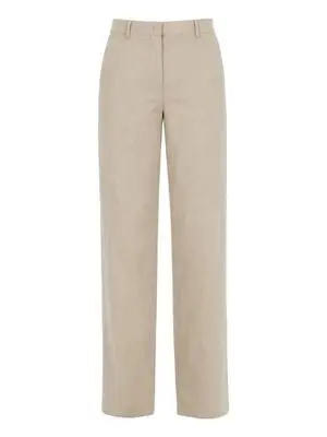 Paul Smith Tailored Linen Trousers - Cream