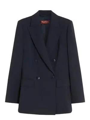 Max Mara Double-breasted Blazer - Blue