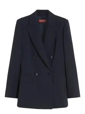 Max Mara Double-breasted Blazer - Blue