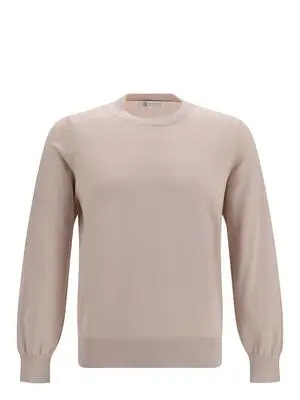 Brunello Cucinelli Cotton Pullover - Cream